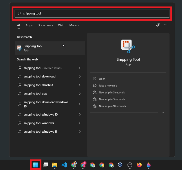 How to pin Snipping Tool to the Taskbar in Windows 11 - Sai Sci Tech