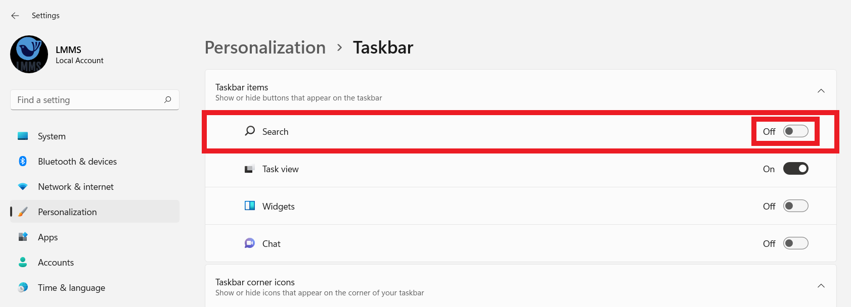 How to remove the Taskbar Search icon in Windows 11 - Sai Sci Tech
